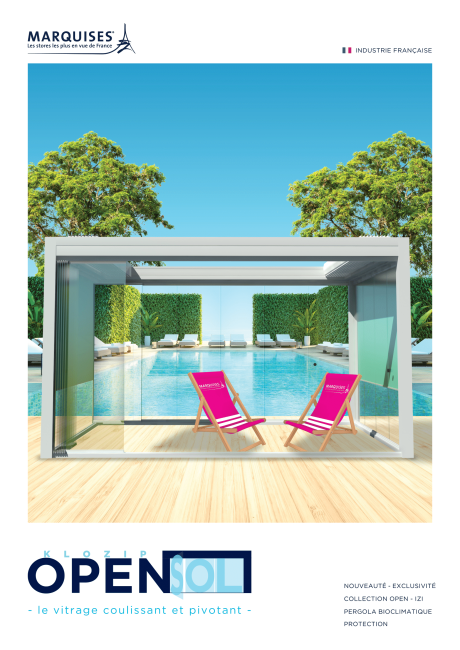 Pergola OPEN SOL dans PERGOLA - PROTECTION SOLAIRE à Troyes | Ô Spa ...